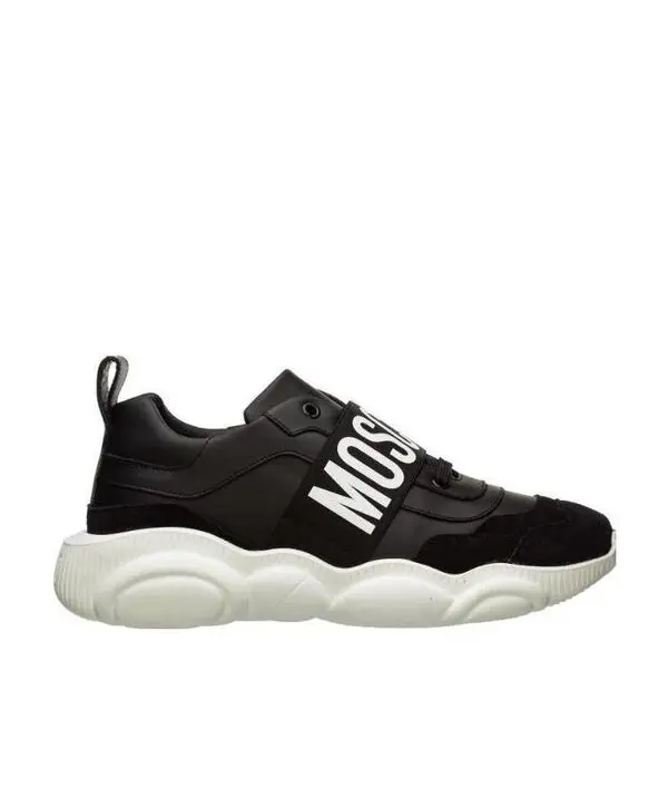 Moschino Teddy Logo Ribbon Sneakers