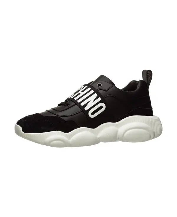 Moschino Teddy Logo Ribbon Sneakers