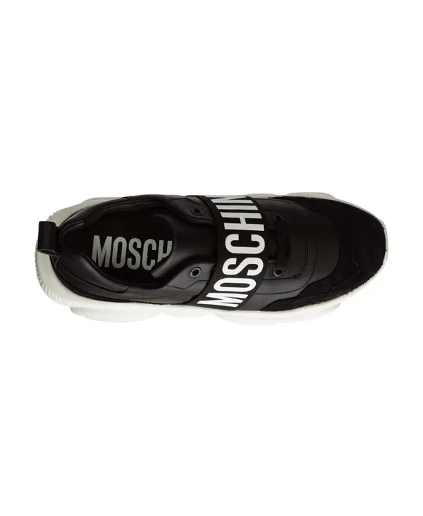 Moschino Teddy Logo Ribbon Sneakers