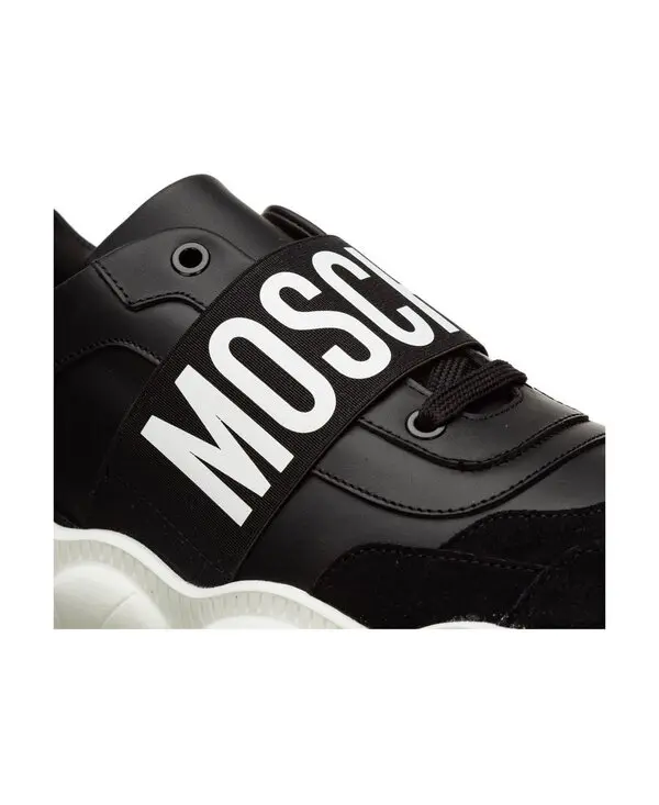 Moschino Teddy Logo Ribbon Sneakers