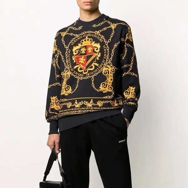 Versace Logo Printed Sweater