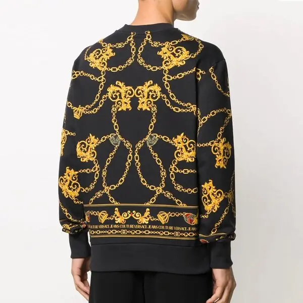 Versace Logo Printed Sweater