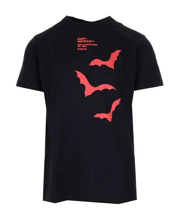 Off-White Bat-slim T-shirt - Black