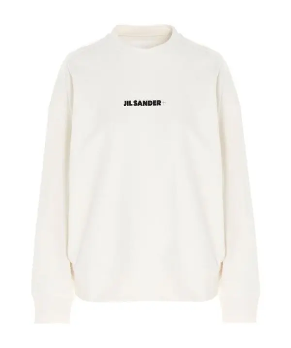 JIL SANDER Logo-print Long-sleeve Top