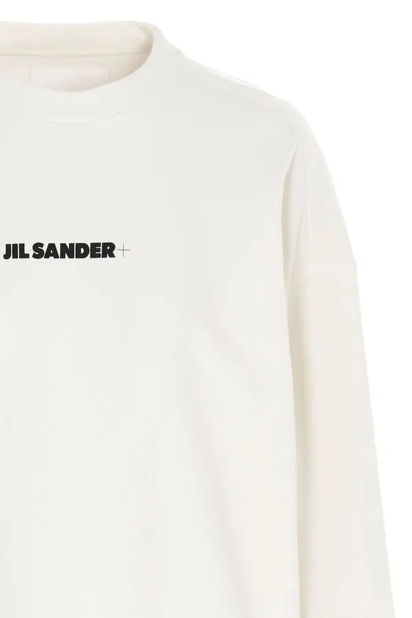 JIL SANDER Logo-print Long-sleeve Top
