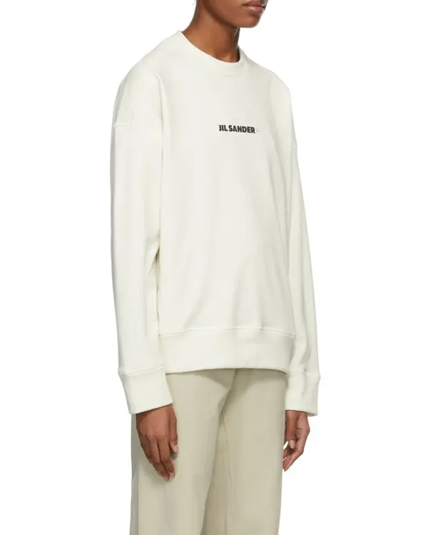 JIL SANDER Logo-print Long-sleeve Top