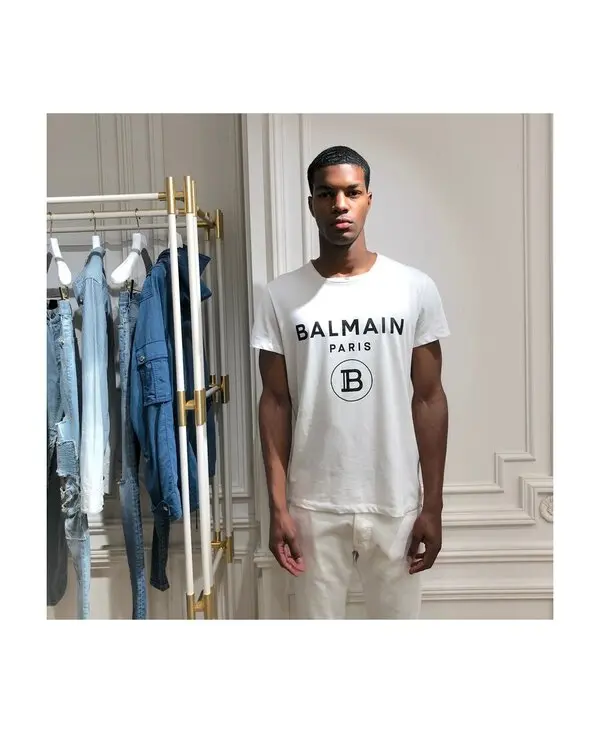 Balmain Logo Printed T-shirt