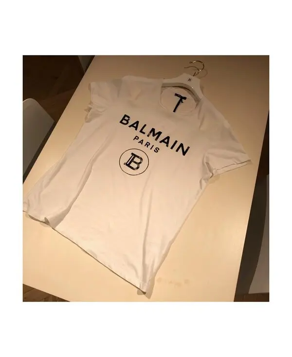 Balmain Logo Printed T-shirt