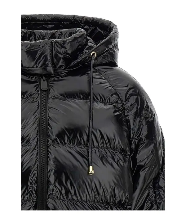 Pinko Zip-up Hooded Quilted Coat