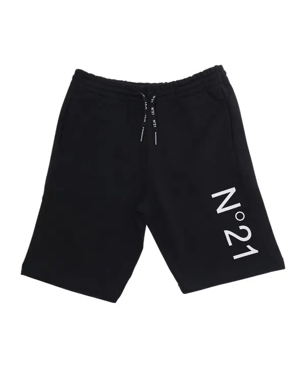 N.21 Elastic Waist Shorts - Black
