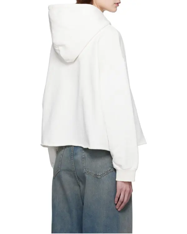 MAISON MARGIELA Drop Shoulder Hoodie With Logo Print