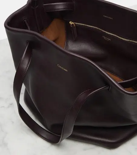 Calvin Klein Small Leather Shopper