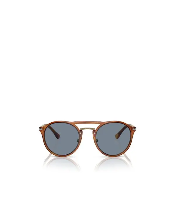 Persol Round Frame Double-bridge Sunglasses