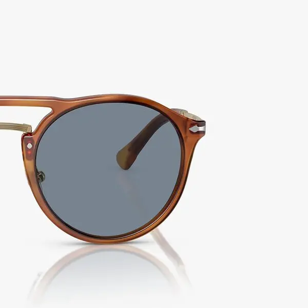 Persol Round Frame Double-bridge Sunglasses
