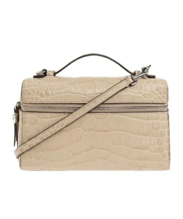 Tory Burch Romy Croc-effect Crossbody Bag