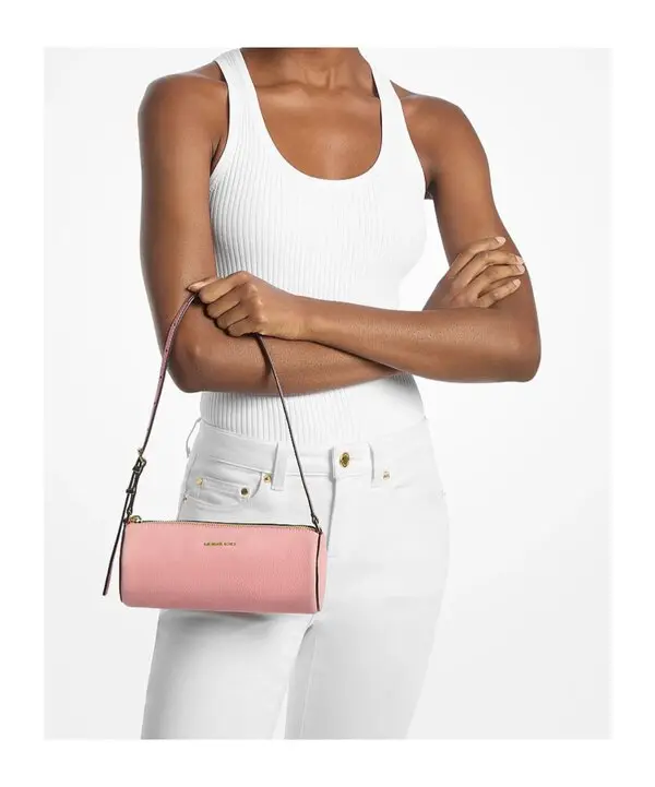 Michael Kors Izzy Small Nubuck Barrel Pochette