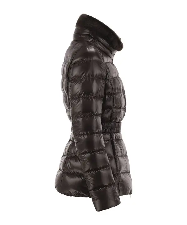 Herno High Neck Belted Puffer Jacket