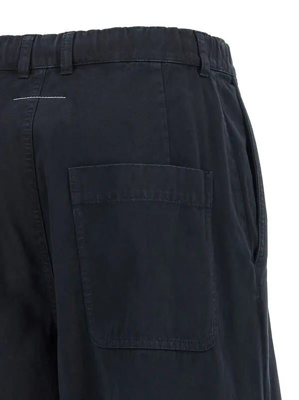 MAISON MARGIELA Wide Leg Pants With Signature Stitching
