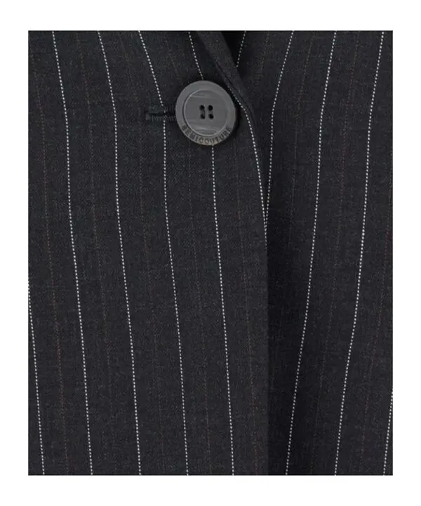 SEMICOUTURE Blended-fabric Blazer