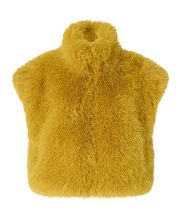 Pinko High-neck Gilet - Brown