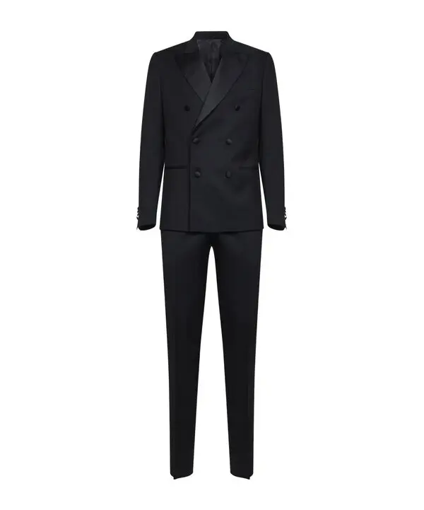 LARDINI Long-sleeved Blazer And Trousers Set