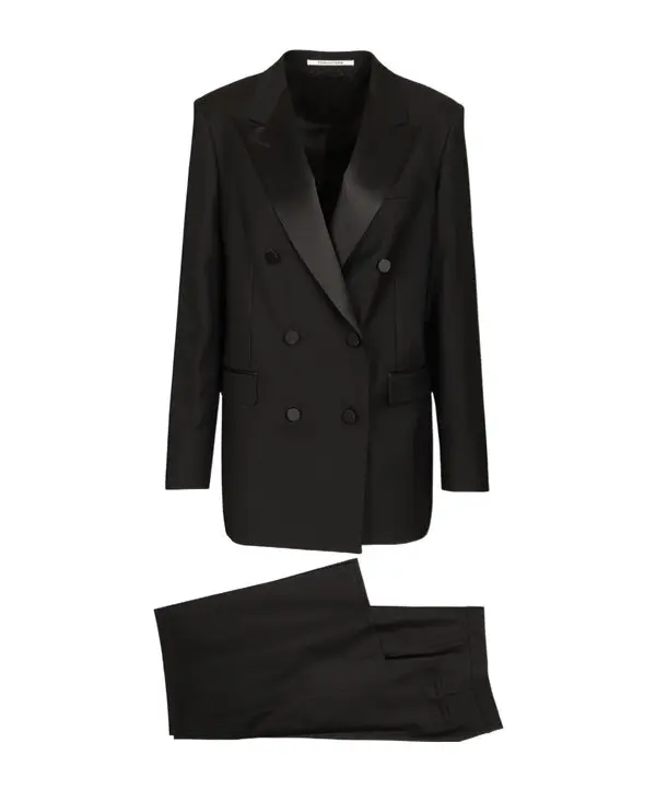 Tagliatore Double-breasted Suit With Peak Lapels