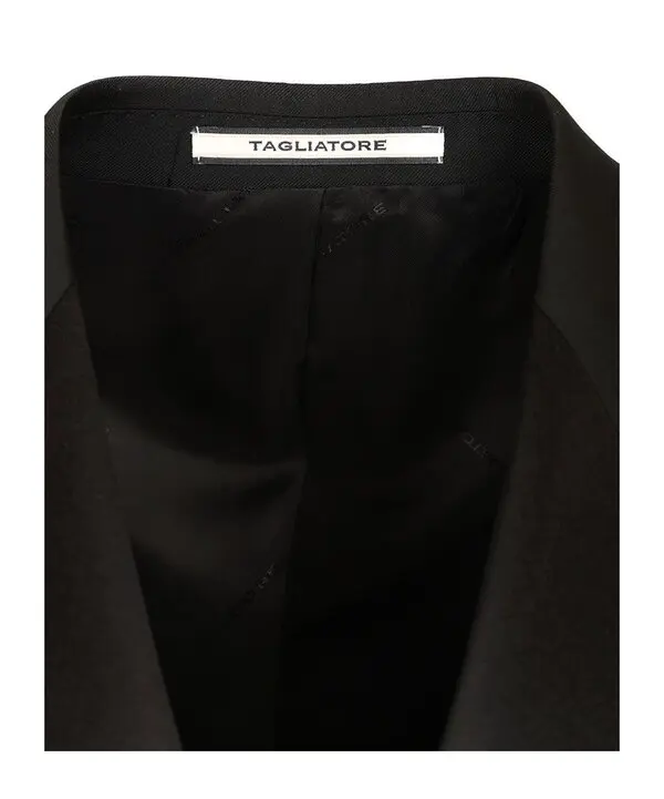 Tagliatore Double-breasted Suit With Peak Lapels