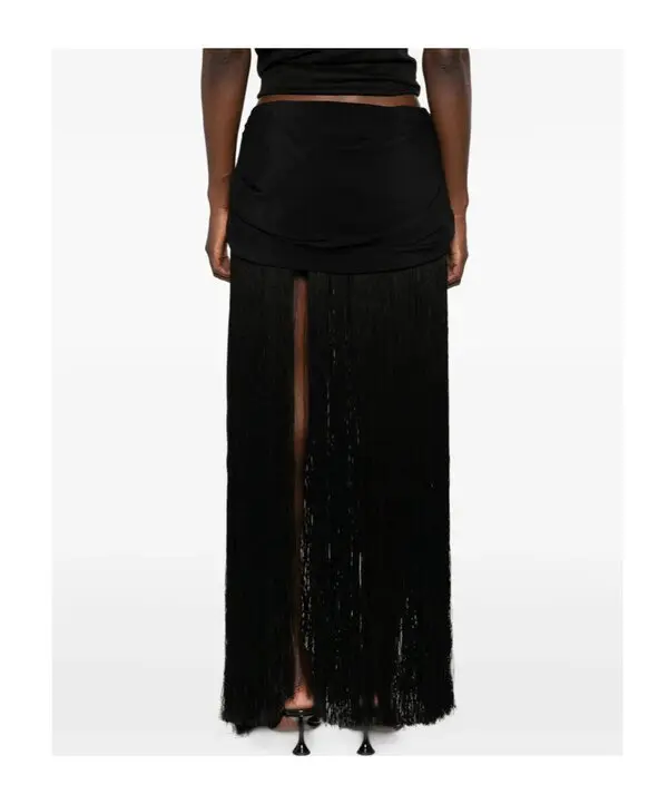 Cult Gaia Floor-length Skirt With Hem Detailing
