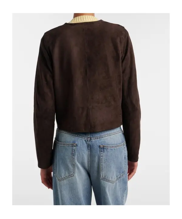 Vince Long-sleeve Leather Jacket