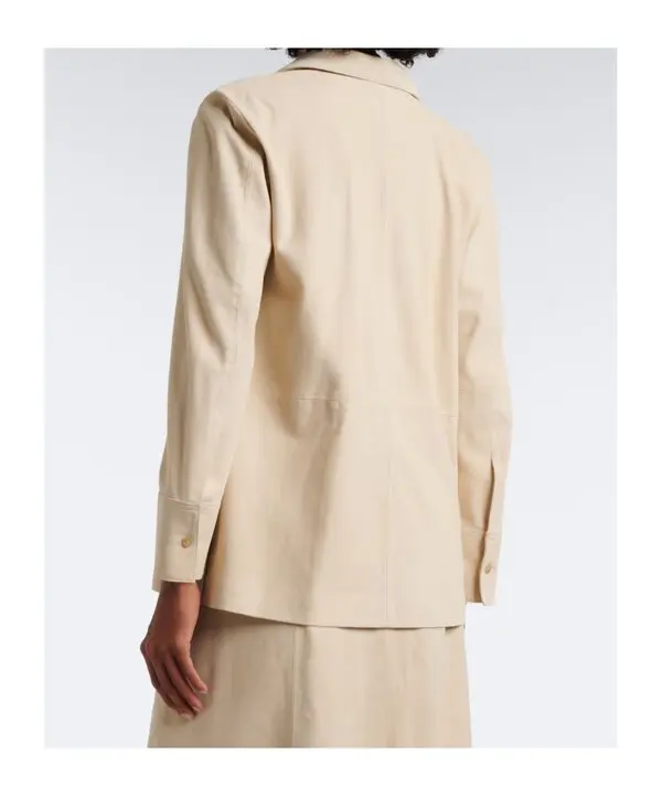 Vince Long-sleeve Leather Jacket