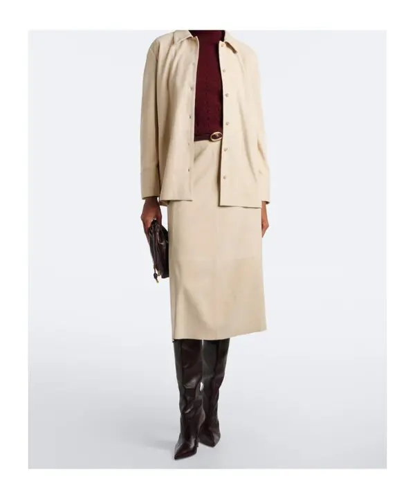 Vince Long-sleeve Leather Jacket