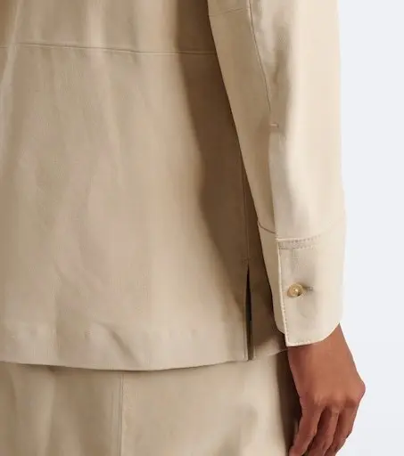 Vince Long-sleeve Leather Jacket