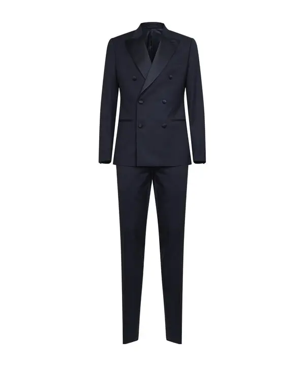 LARDINI Long-sleeved Blazer And Trousers Set
