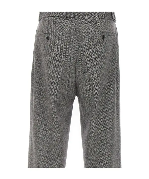 Tagliatore Pleated Wide-leg Pants