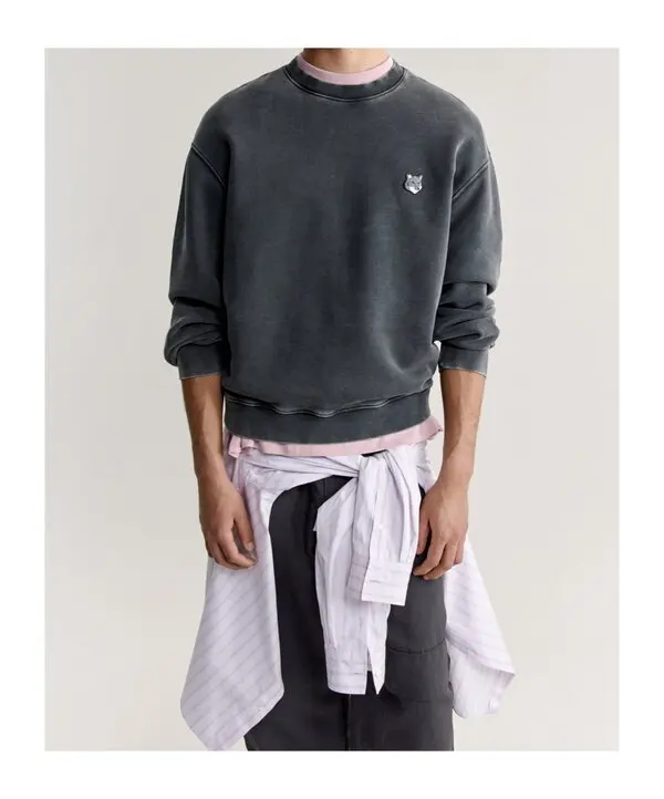 Maison Kitsuné Fox Head Crewneck Sweatshirt