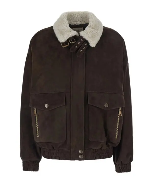 SEMICOUTURE Long-sleeve Bomber Jacket