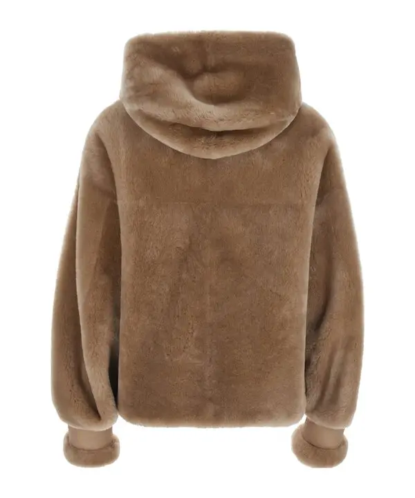 BLANCHA Casual Jacket With Fixed Hood And Side Pockets