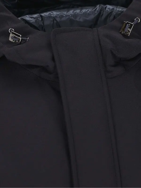 Herno Long Sleeve Hooded Casual Jacket