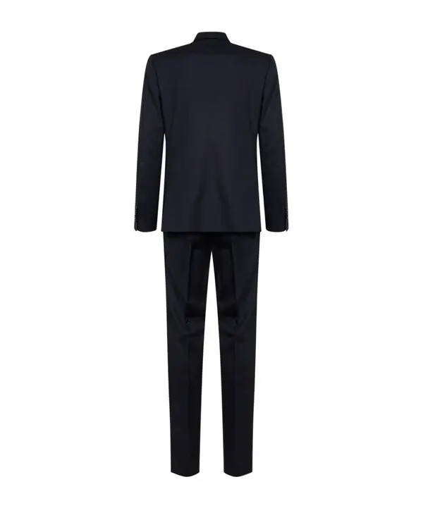 LARDINI Double-breasted Blazer And Trousers Set