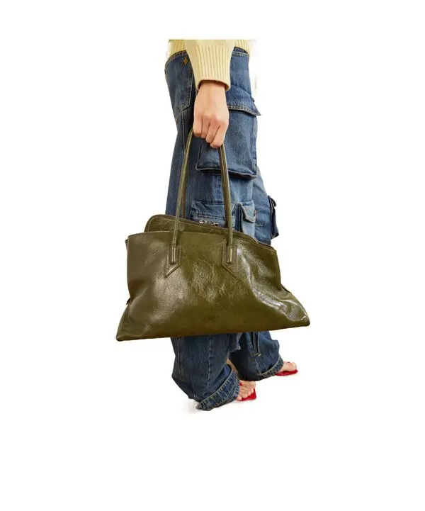 Attico Medium Asymmetric Shoulder Bag
