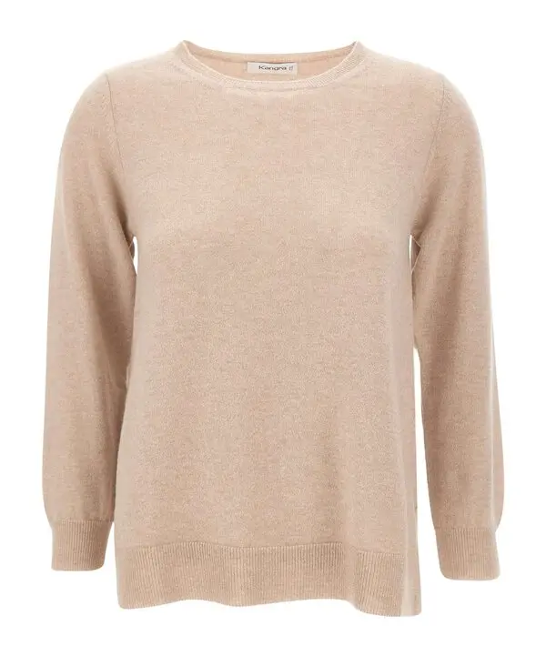 KANGRA Crew Neck Knitted Sweater