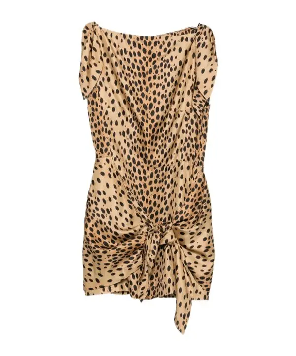 Cult Gaia Animal-print Dress