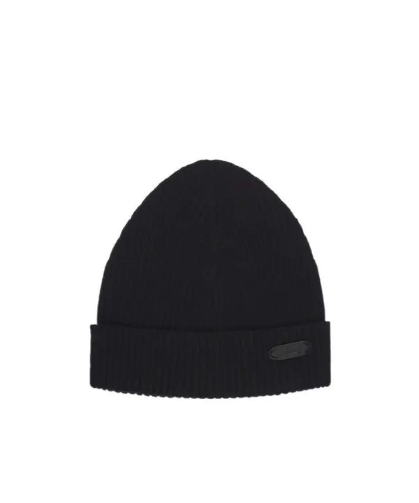 Brioni Logo-patch Beanie Hat