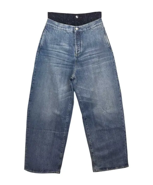 Attico Belt-loop Jeans