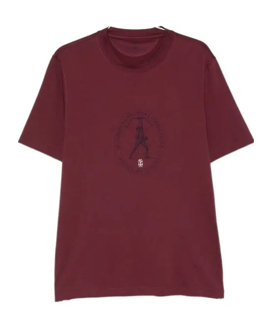 Brunello Cucinelli Logo-print Crew-neck T-shirt
