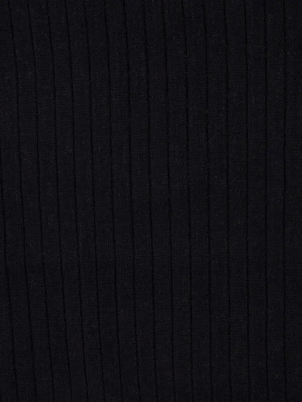 Thom Browne Ribbed-knit Long-sleeve Sweater