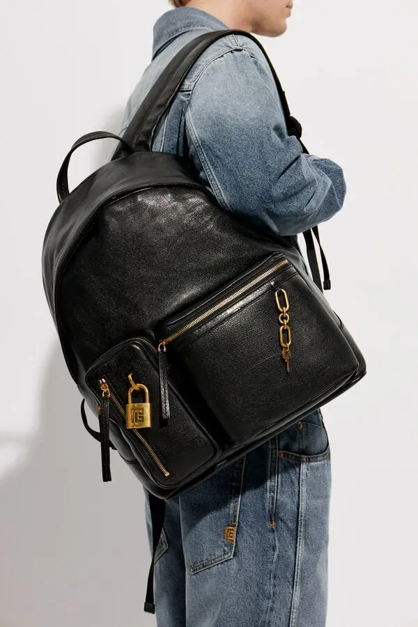 Balmain Zippered Backpack