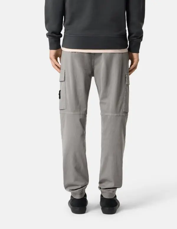 Stone Island Regular-tapered-fit Jogger Trousers With Elastic Waist
