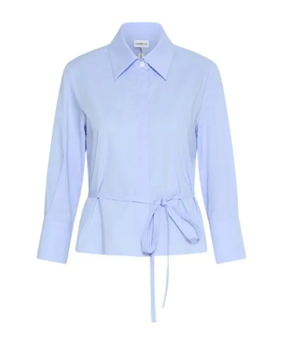 Marella Poplin Shirt With A Cut-out Back