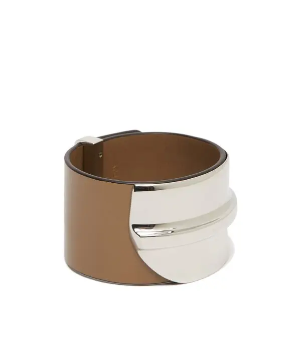 Max Mara Wide Bracelet - Mud Color